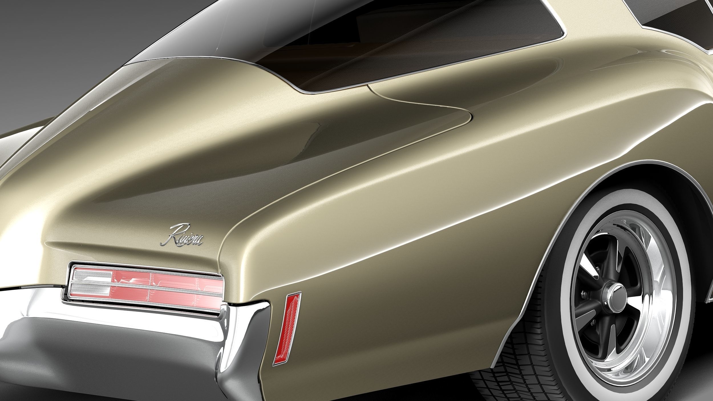 Buick Riviera GS Boattail 1971 3D model | CGTrader