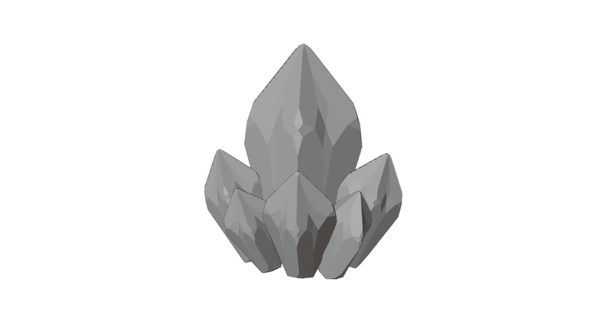 Crystal Shards free VR / AR / low-poly 3D model | CGTrader