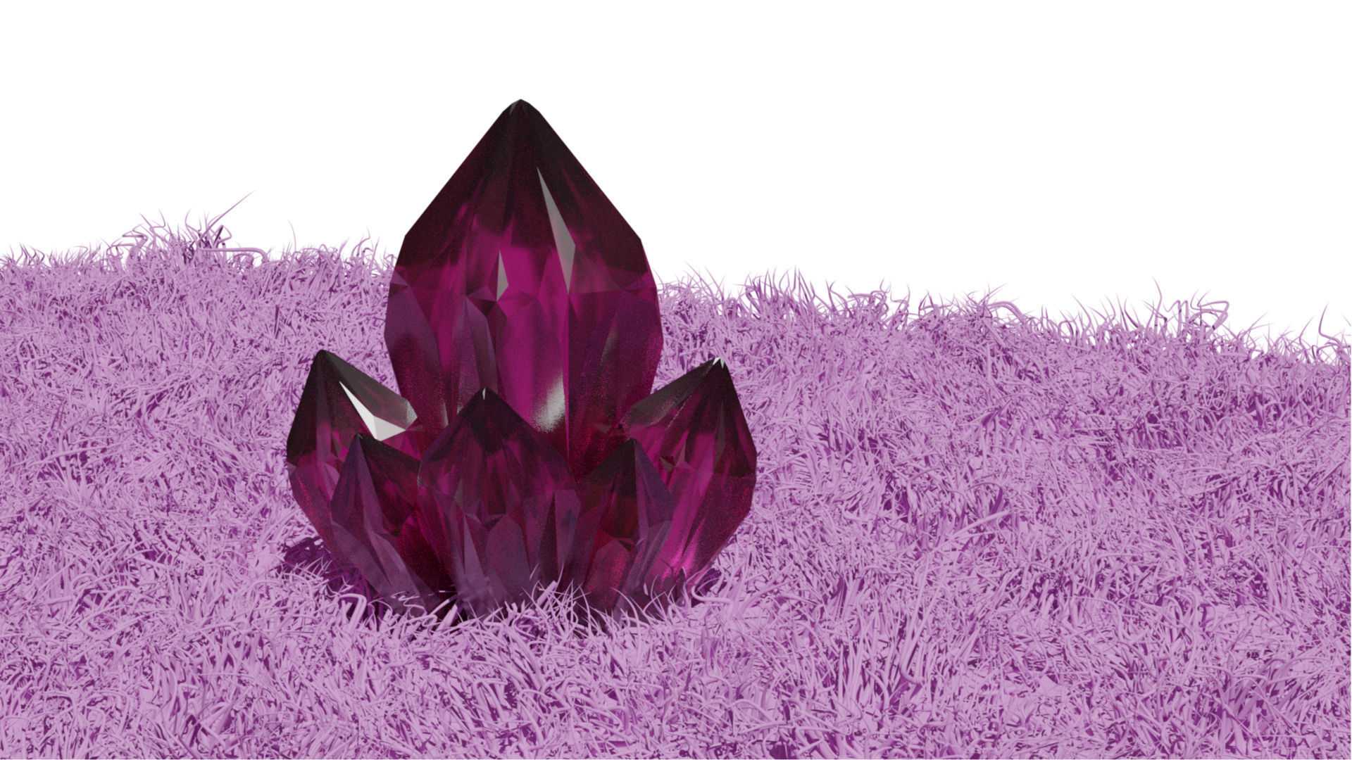 Crystal Shards free VR / AR / low-poly 3D model | CGTrader