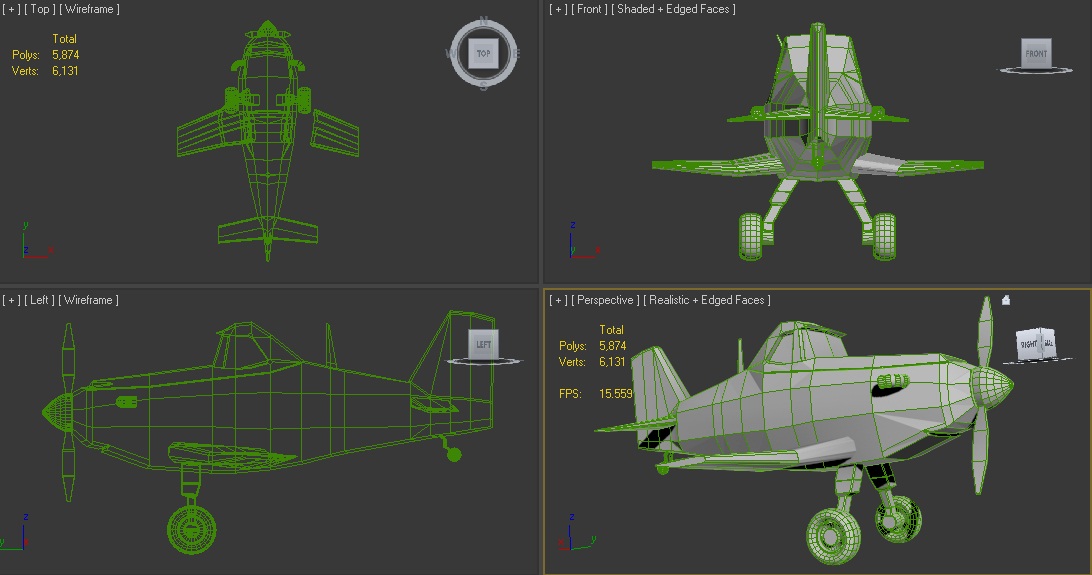 Aircraft plane in stages of construction 3D model | CGTrader