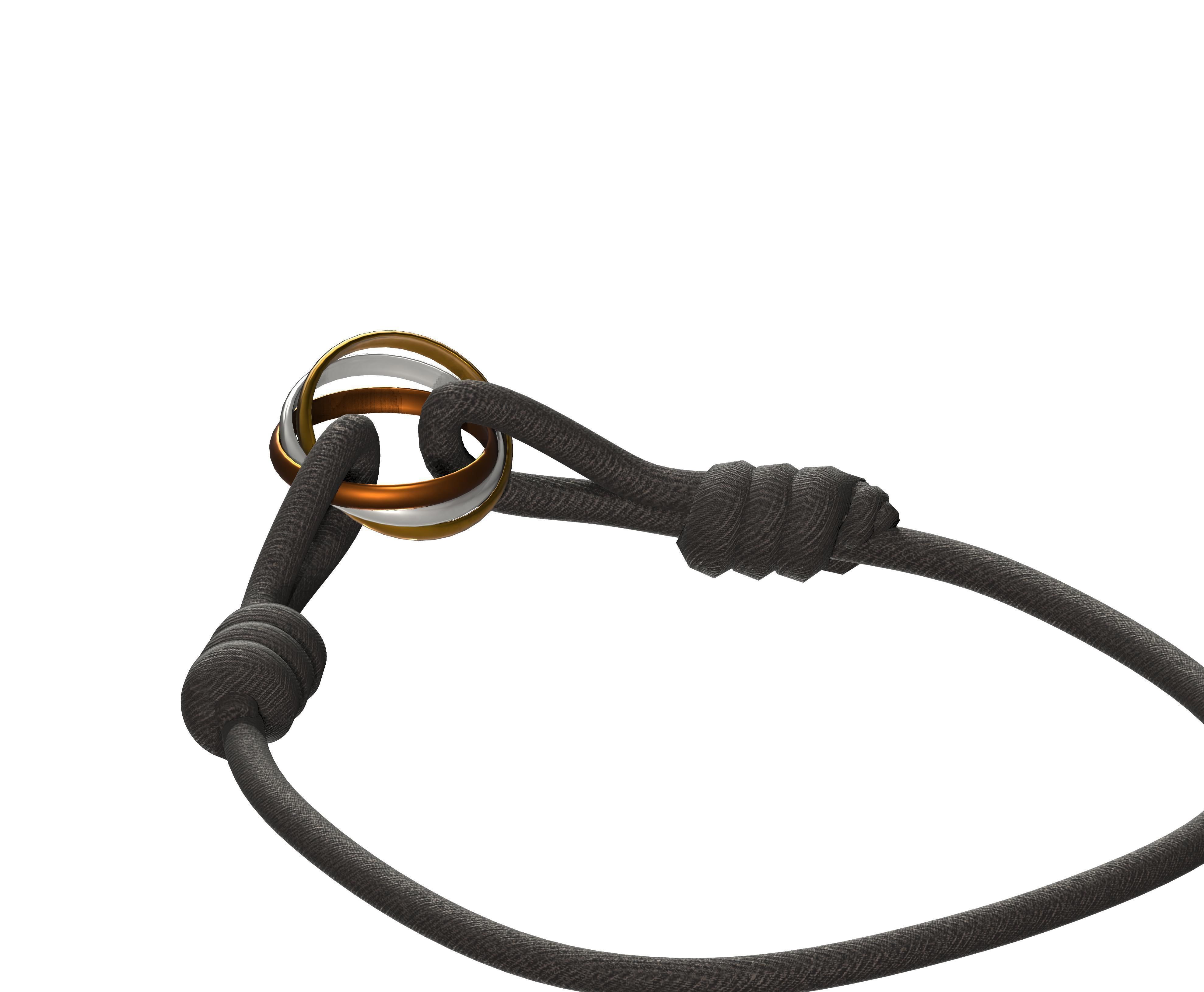 3D model Trinity armband pendant bracelet VR / AR / low-poly | CGTrader