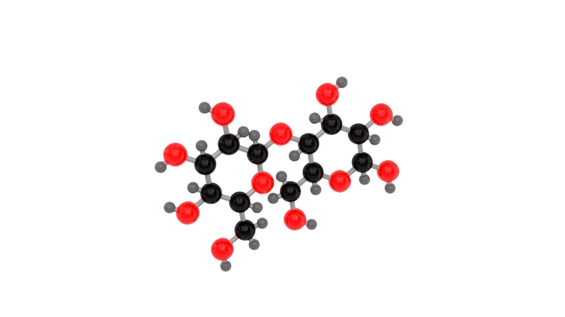 Maltose - Molecule 3D model | CGTrader