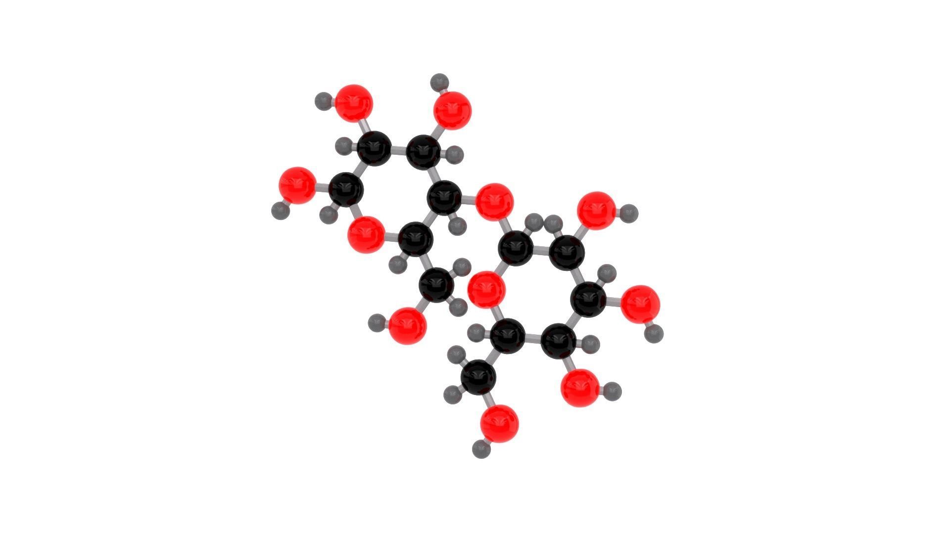 Maltose - Molecule 3D model | CGTrader