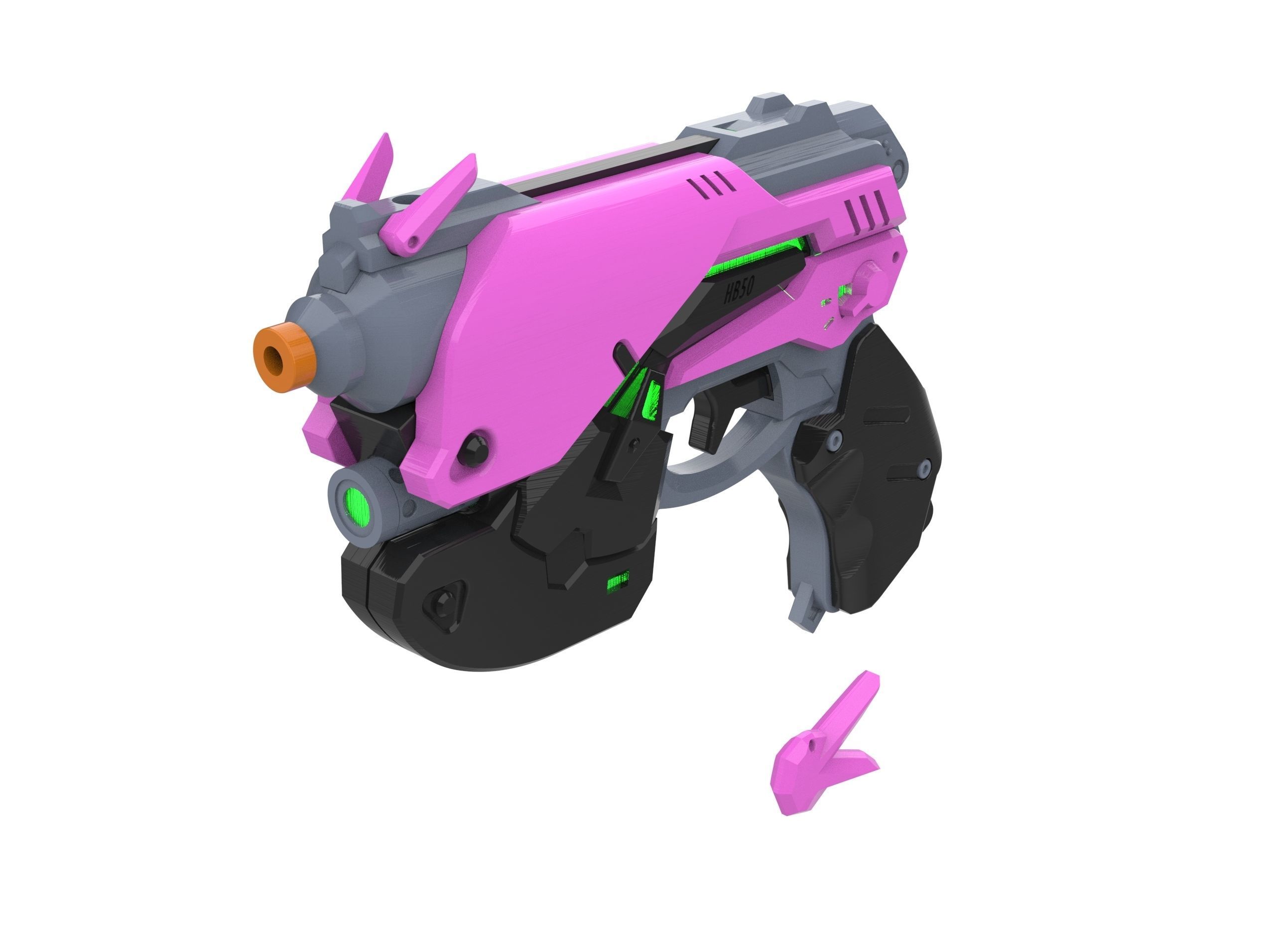 DVa Blaster - Overwatch - STL CAD bundle - Personal Use 3D model 3D ...