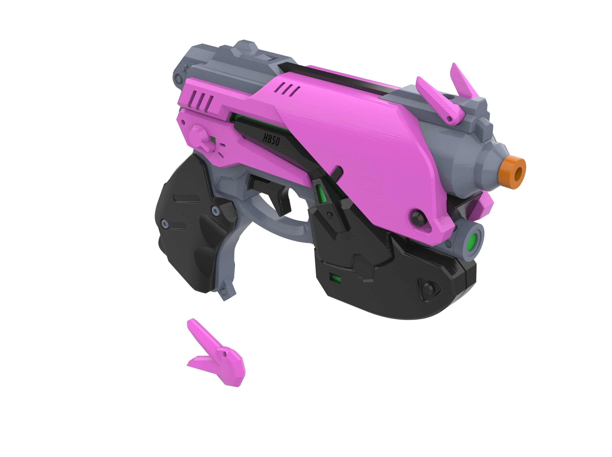 DVa Blaster - Overwatch - STL CAD bundle - Personal Use 3D model 3D printable | CGTrader