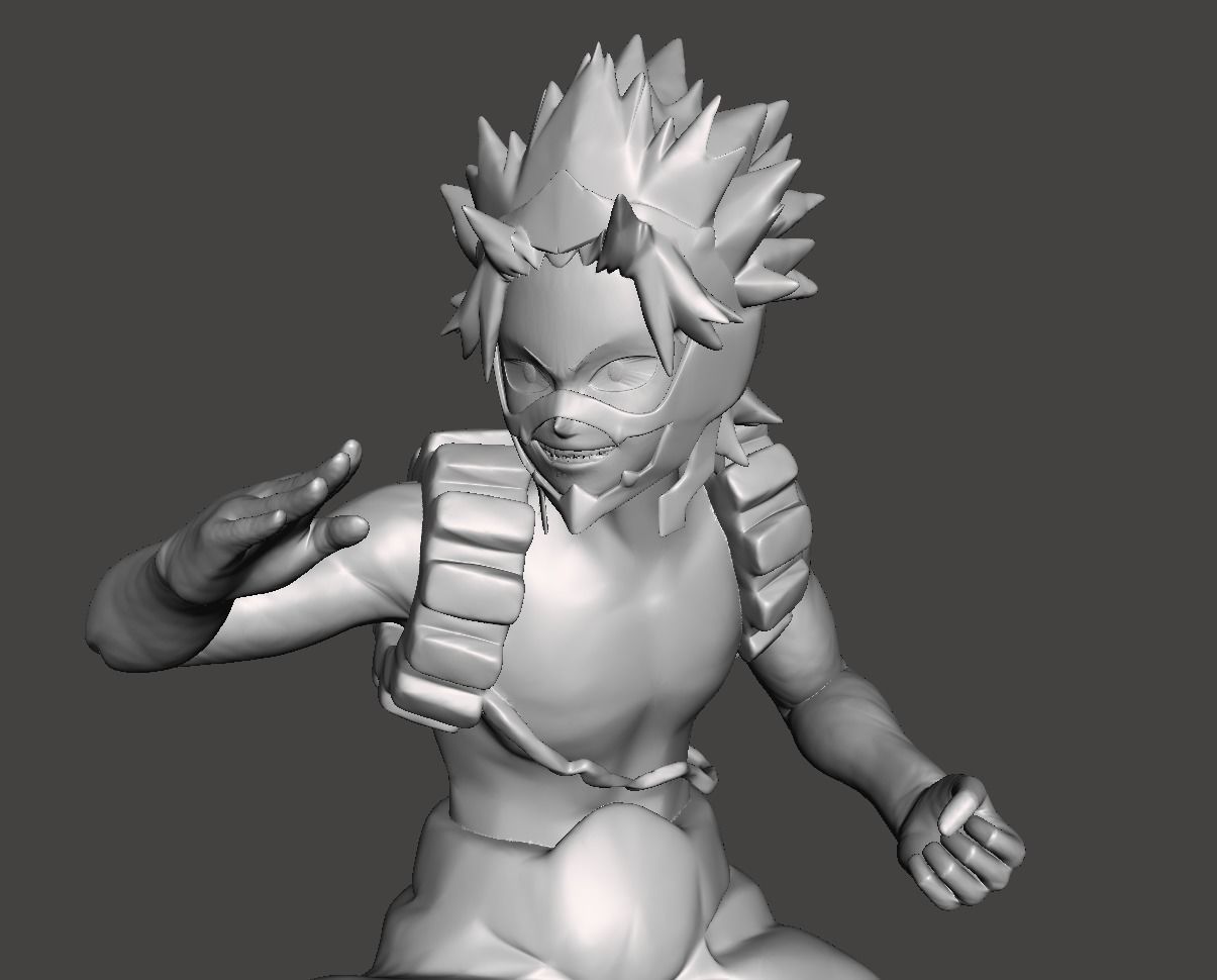 Kirishima Eijirou Red Riot 3D Model 3D model 3D printable | CGTrader