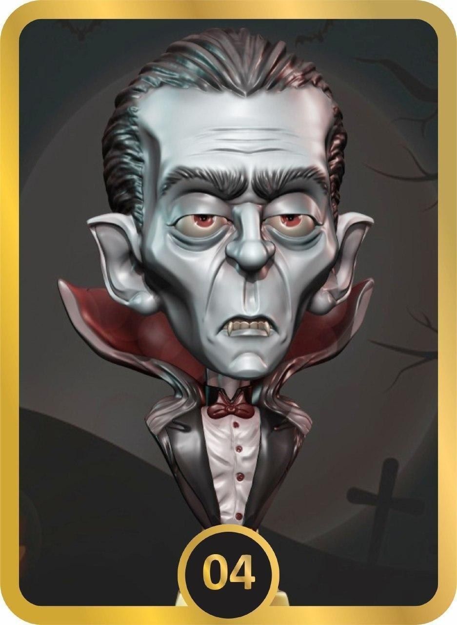 Vampire 3D Printing Creation 3D model 3D printable | CGTrader