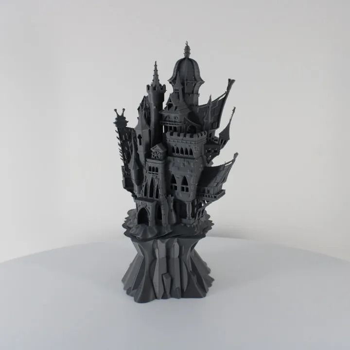 Vampire Castle 3D Printing Creation 3D model 3D printable | CGTrader