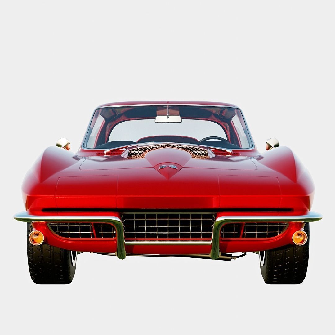 3D model Chevrolet Corvette C2 Stingray 1967 VR / AR / low-poly | CGTrader