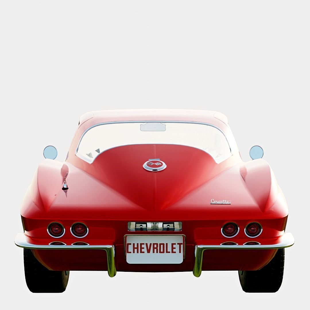 3D model Chevrolet Corvette C2 Stingray 1967 VR / AR / low-poly | CGTrader
