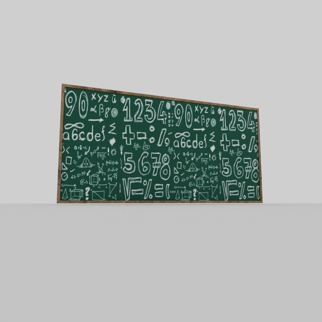 3D model Physics school board VR / AR / low-poly | CGTrader