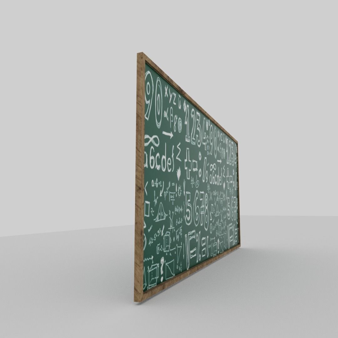 3D model Physics school board VR / AR / low-poly | CGTrader
