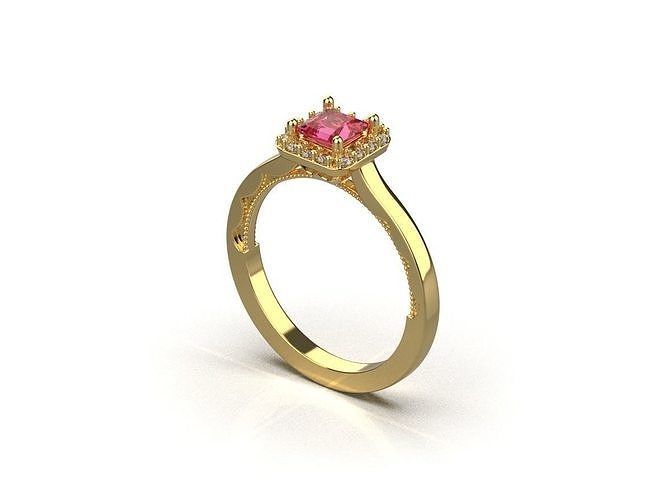 ring code 121 3D model 3D printable | CGTrader