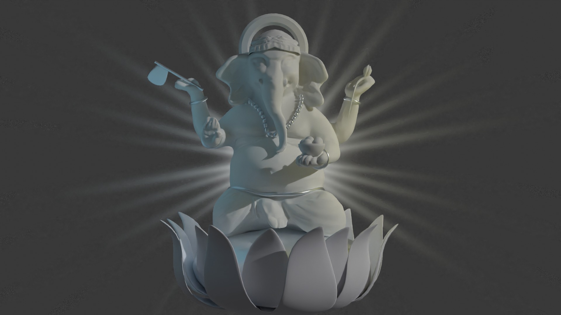 3D model Ganesh Hindu god statue 3D model VR / AR / low-poly | CGTrader