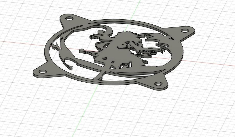Genshin Impact Nilou PC fan cover 3D model 3D printable | CGTrader