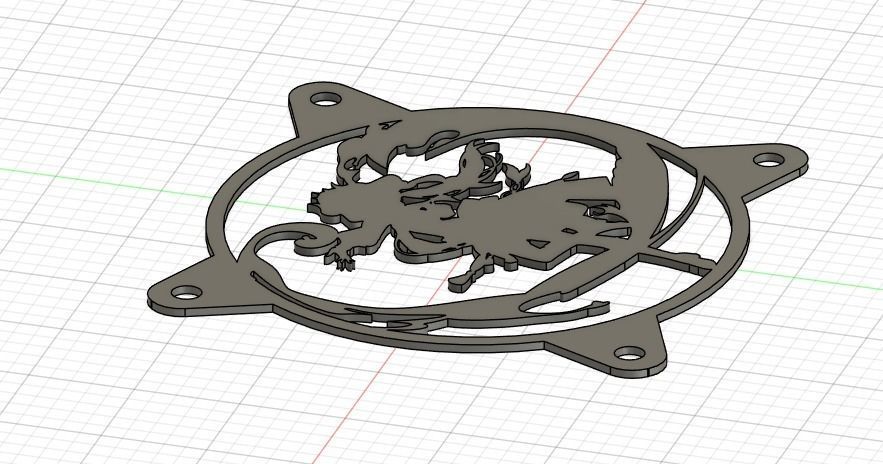 Genshin Impact Nilou PC fan cover 3D model 3D printable | CGTrader