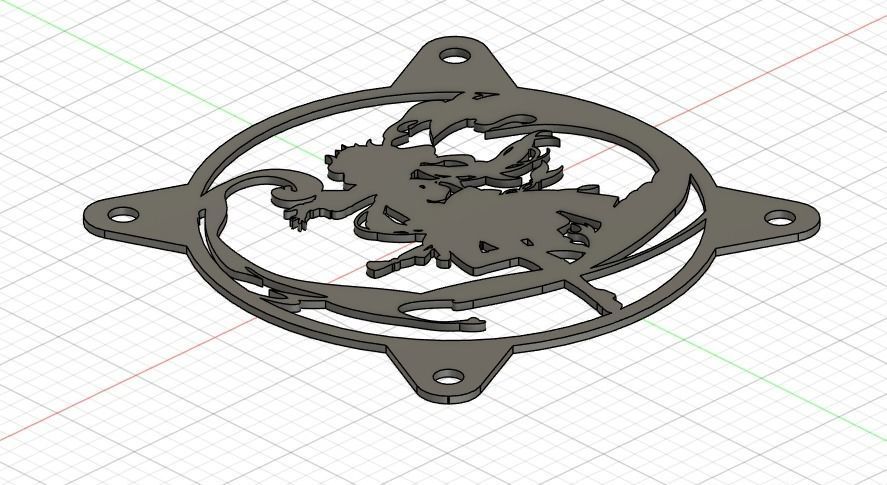 Genshin Impact Nilou PC fan cover 3D model 3D printable | CGTrader