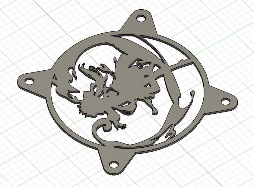 Genshin Impact Nilou PC fan cover 3D model 3D printable | CGTrader