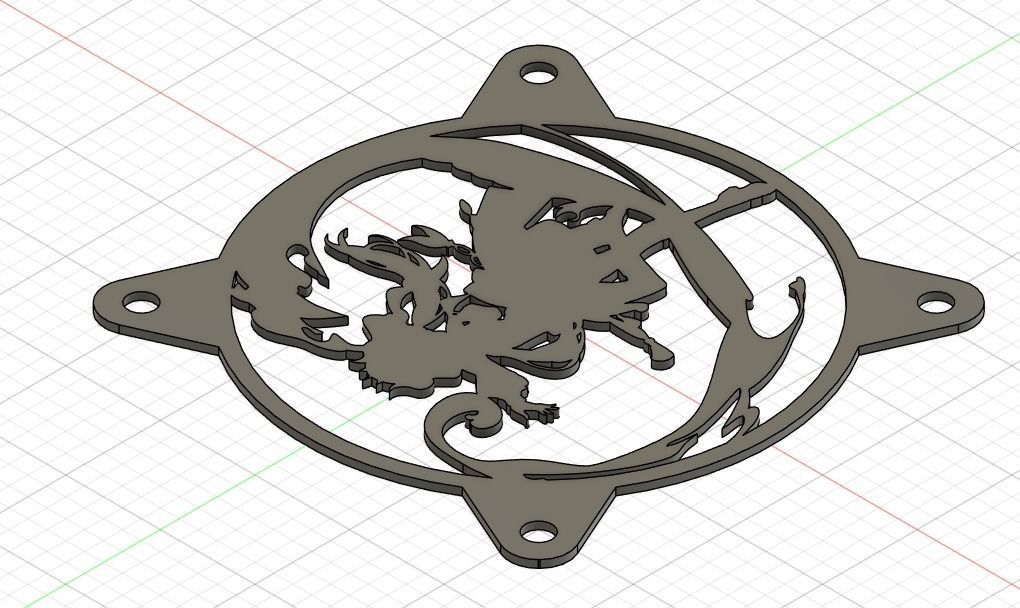 Genshin Impact Nilou PC fan cover 3D model 3D printable | CGTrader