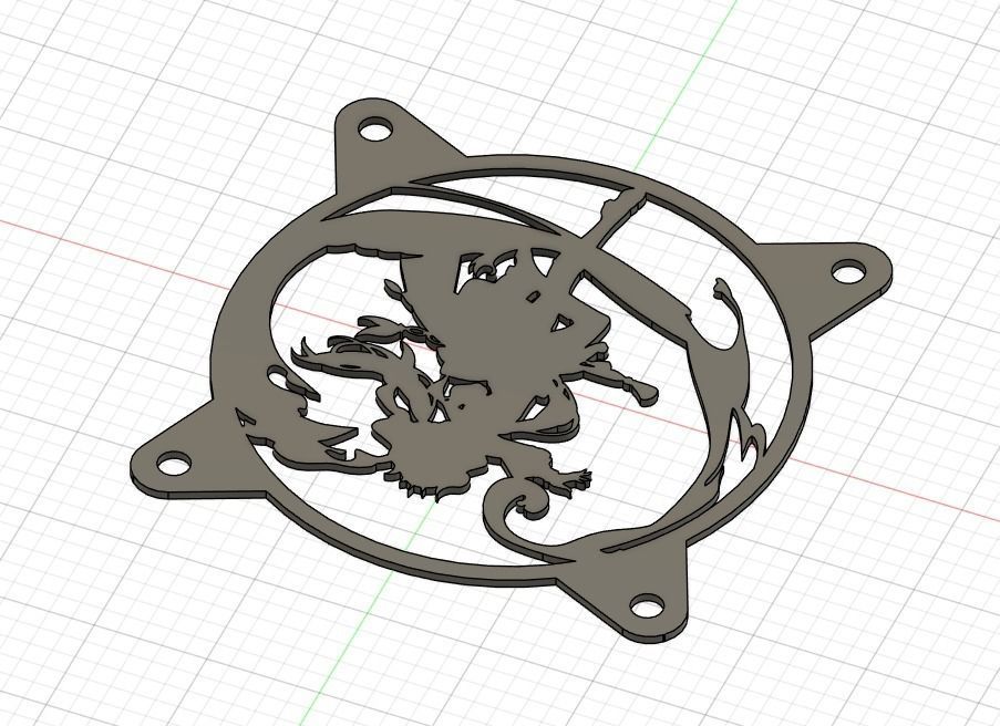 Genshin Impact Nilou PC fan cover 3D model 3D printable | CGTrader