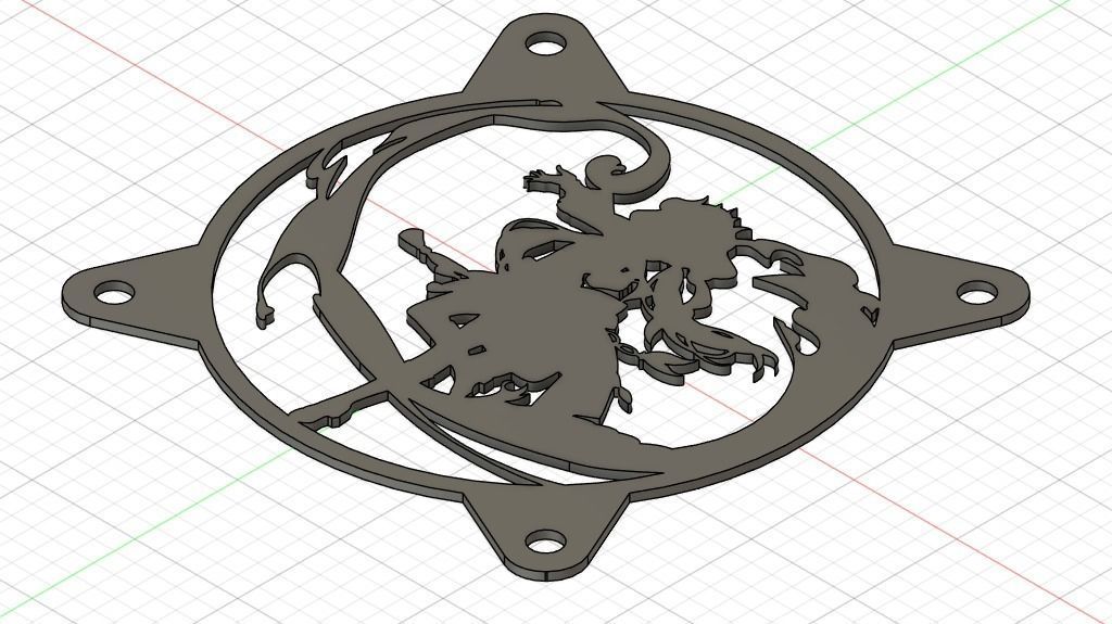 Genshin Impact Nilou PC fan cover 3D model 3D printable | CGTrader