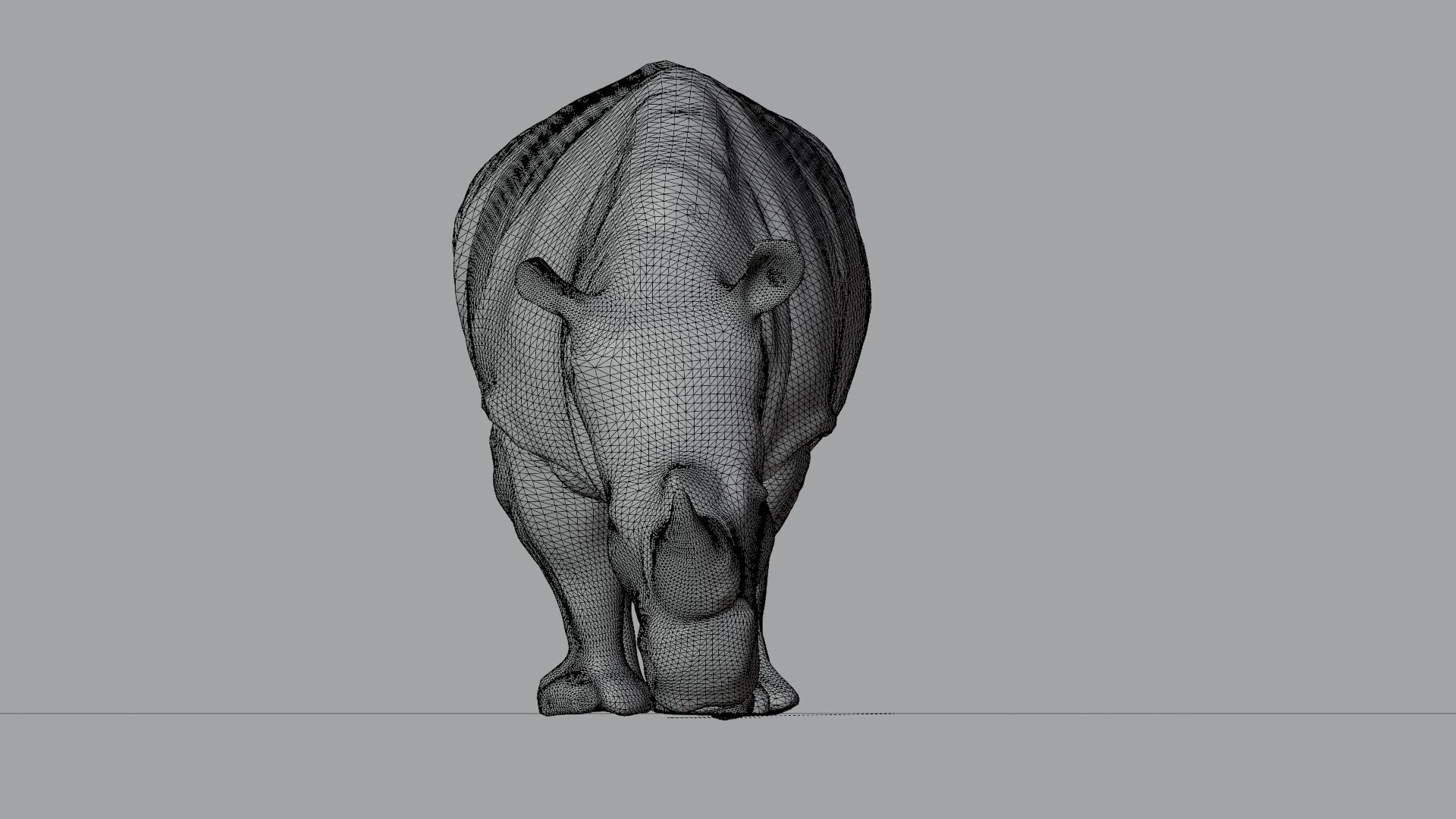 Rhino 3D Animation Model 3D model animated rigged | CGTrader
