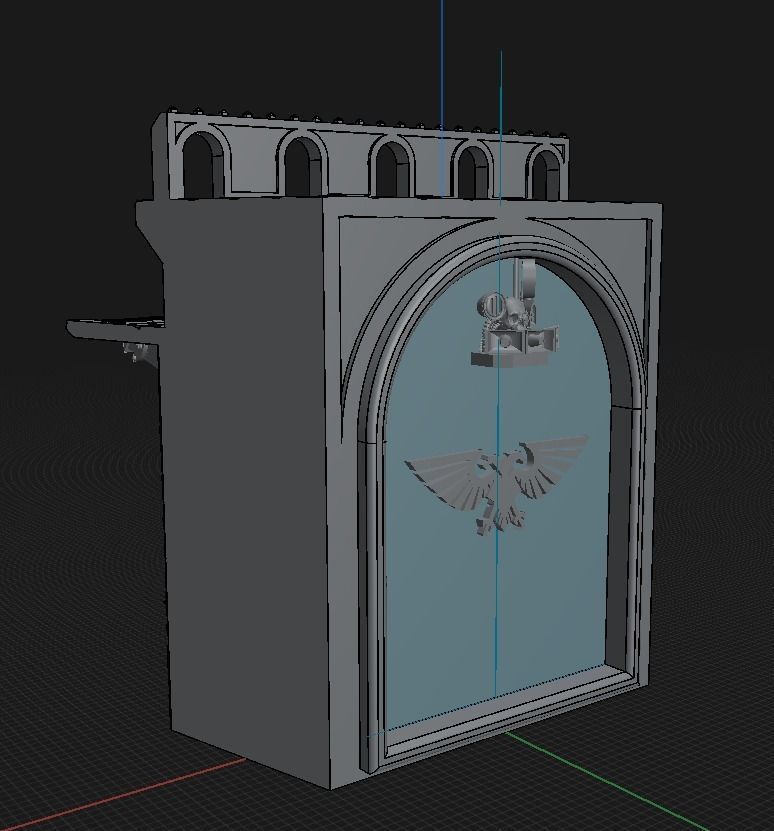 Hive City Walls 3D model 3D printable | CGTrader