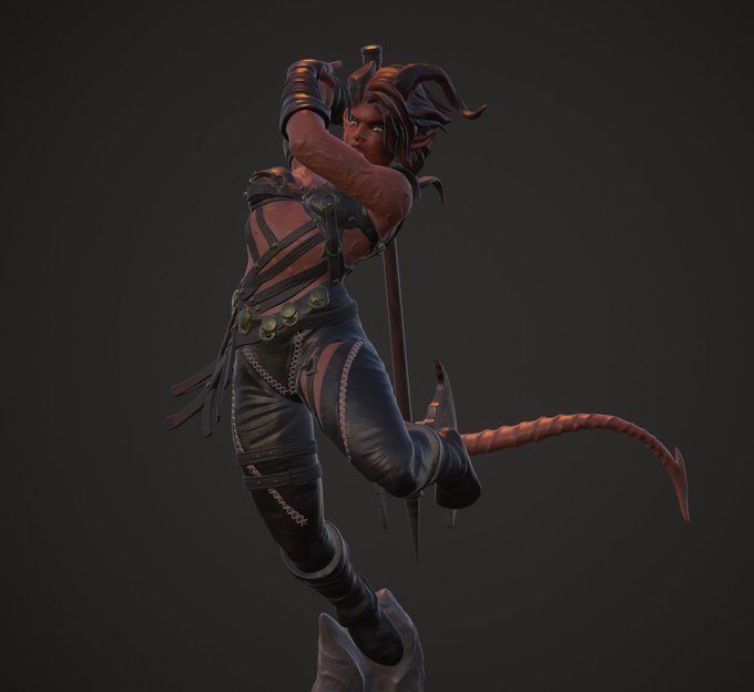 Karlach Baldurs GAte 3 3D model 3D printable | CGTrader