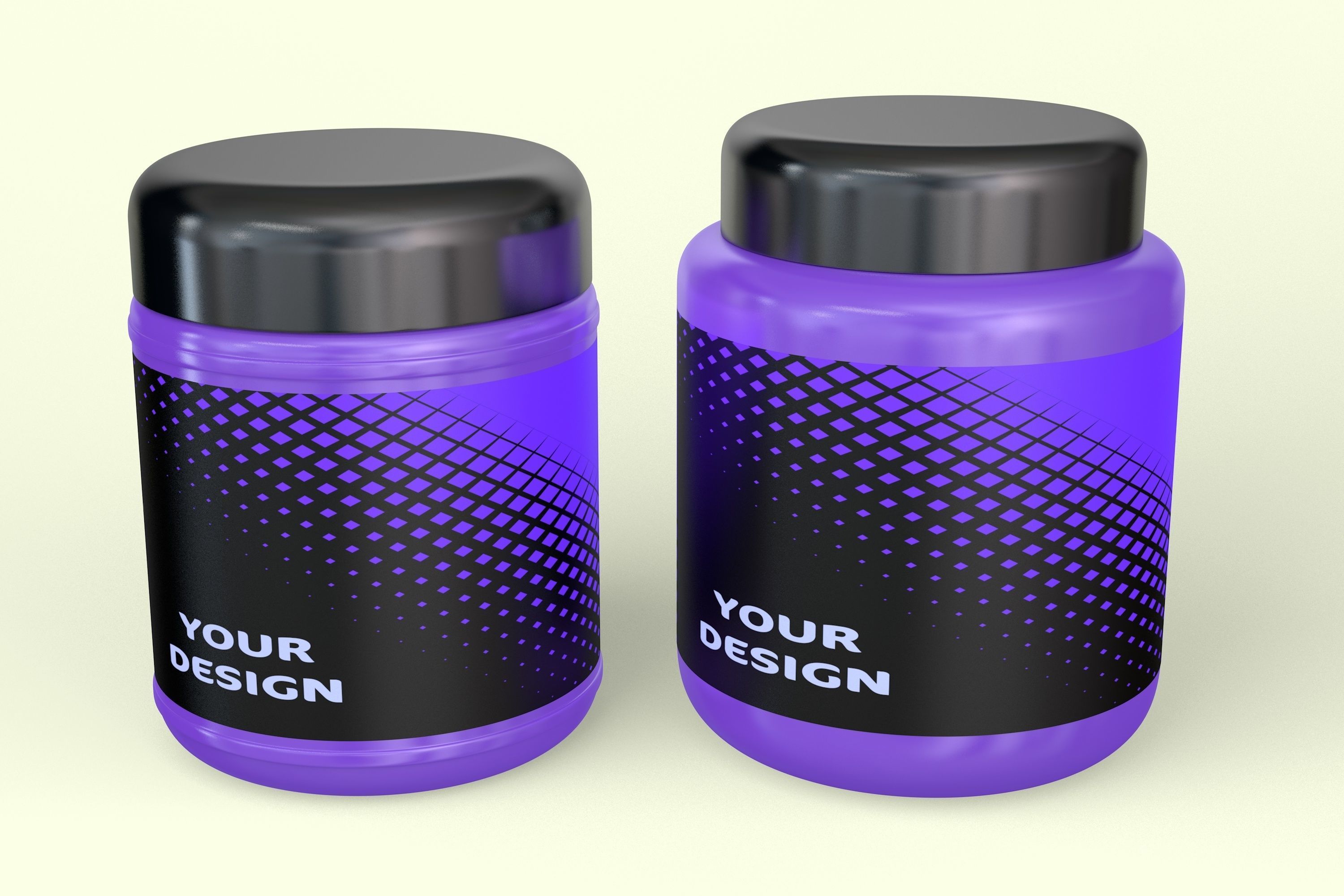 Plastic Jars 3D model | CGTrader