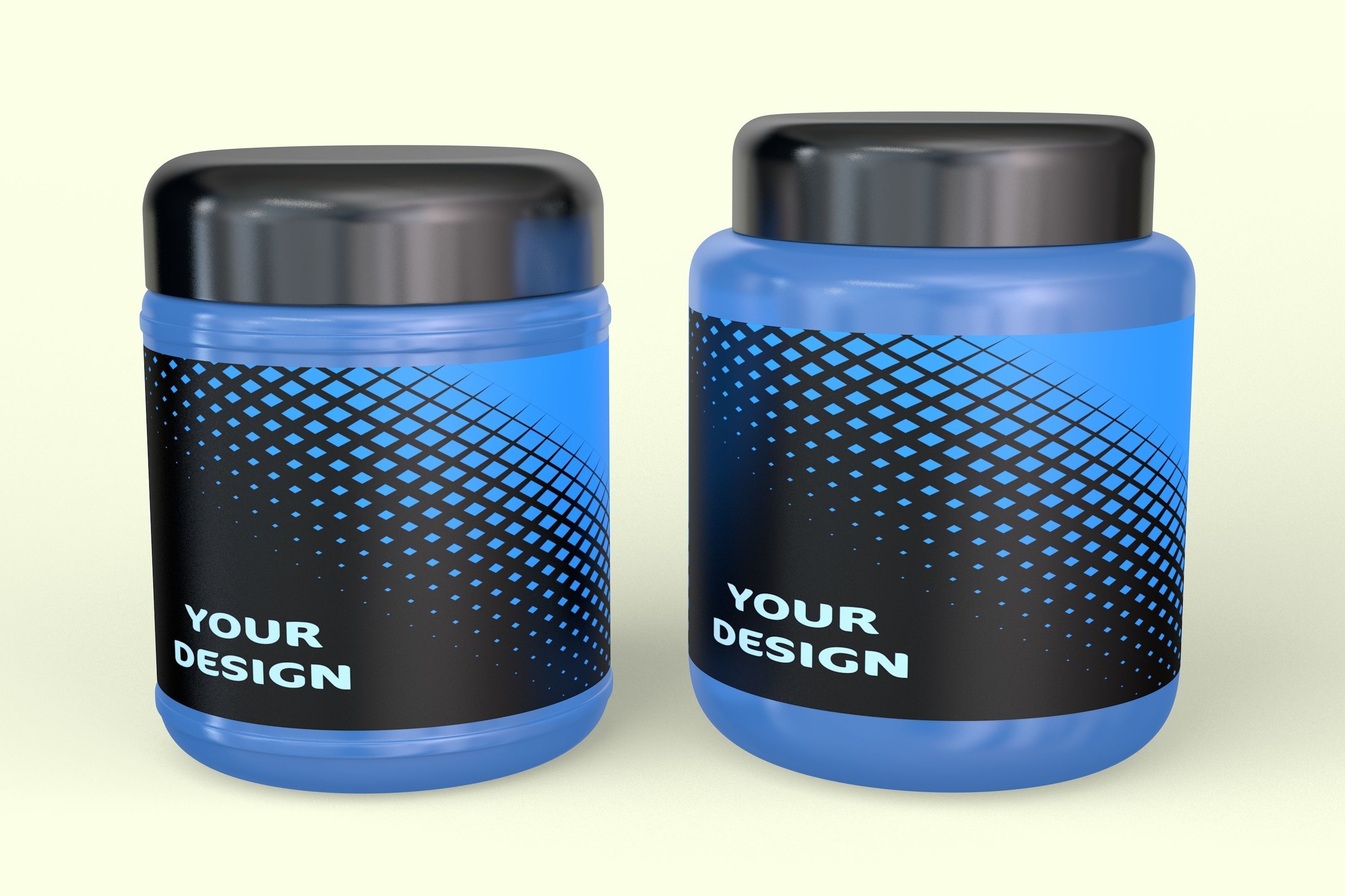 Plastic Jars 3D model | CGTrader