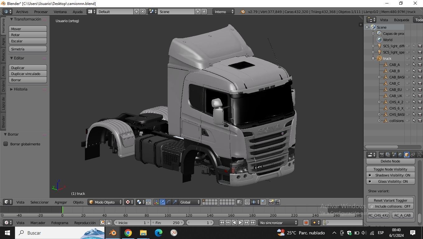 3D model Scania G410 4x2 VR / AR / low-poly | CGTrader
