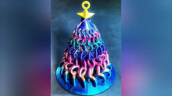XMas Tree Topper 3D model 3D printable | CGTrader