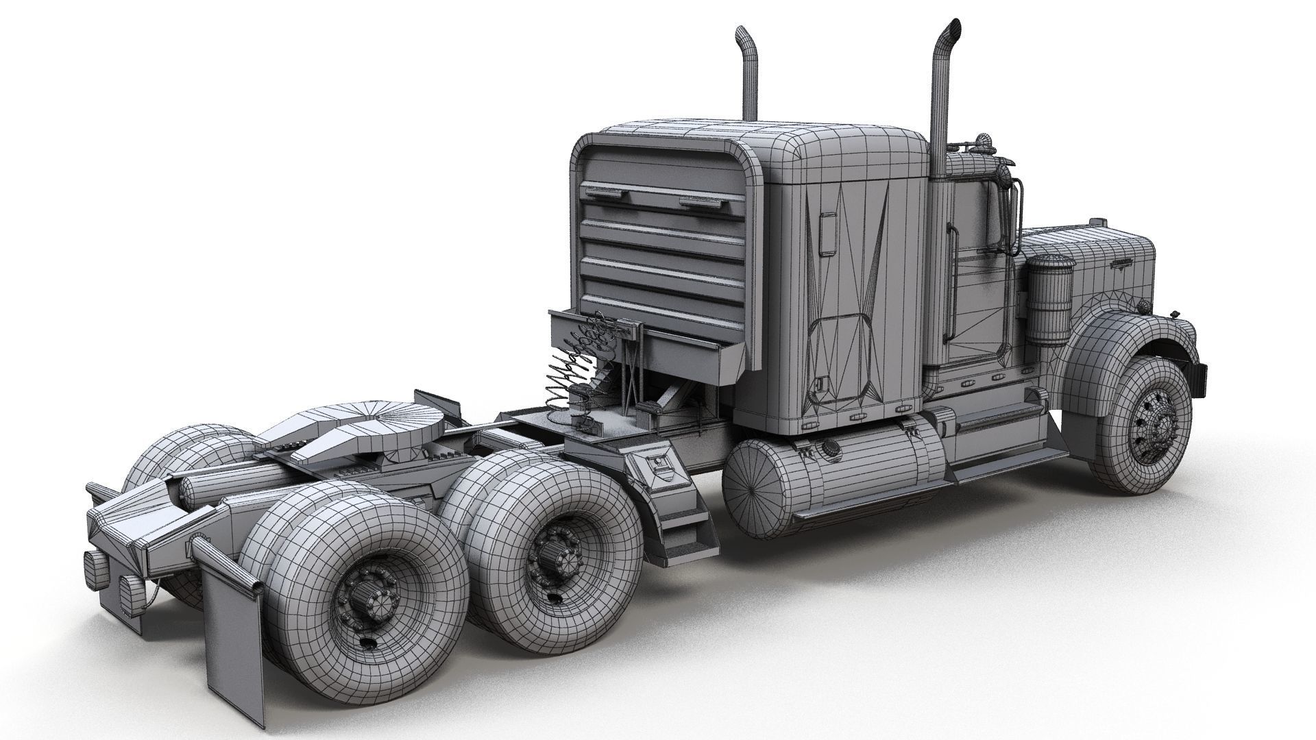 3D model Kenworth W900A VR / AR / low-poly | CGTrader