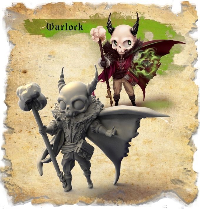 Sugar Warlock 3D Printed Sculpture 3D model 3D printable | CGTrader