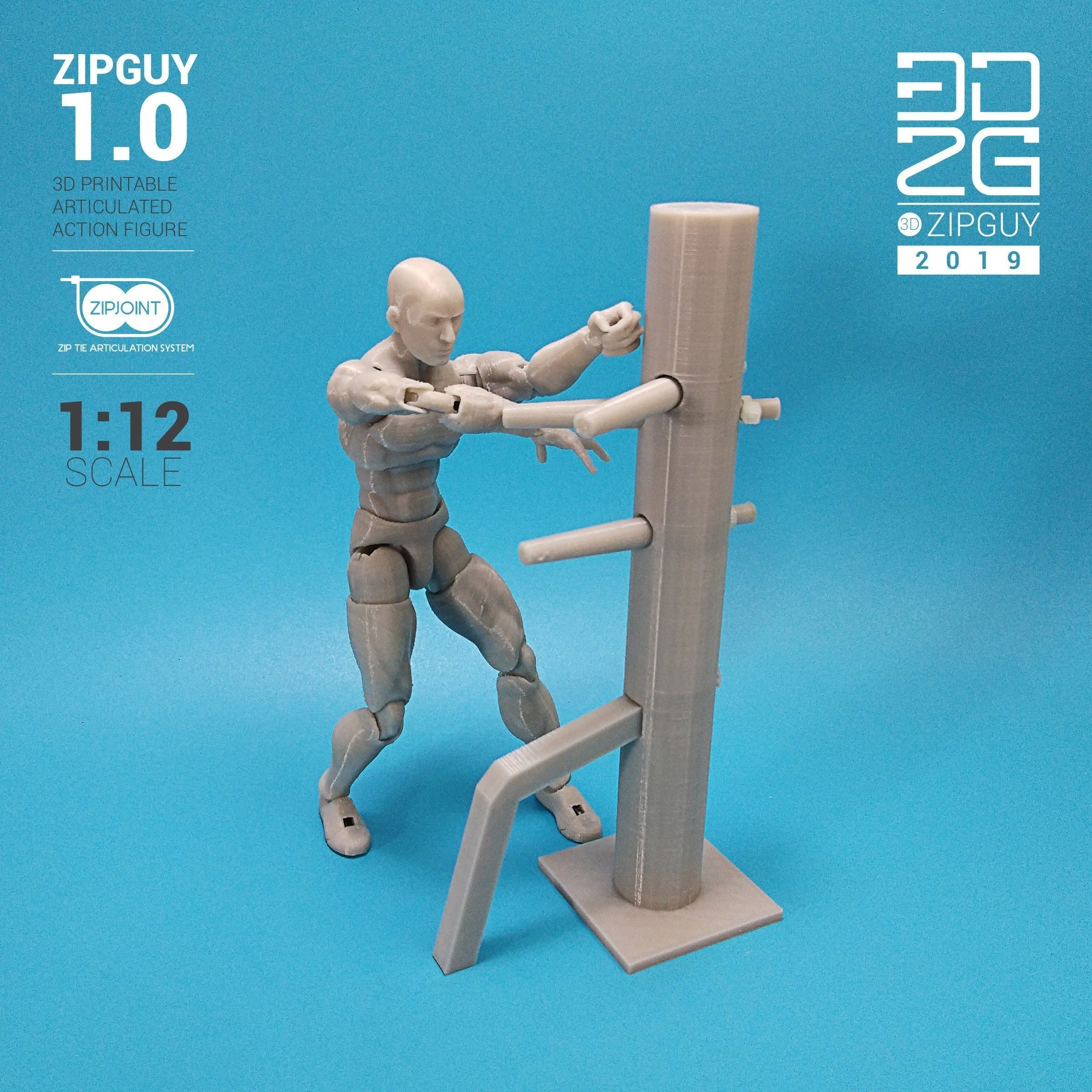 ZIPGUY 10 TIE Action Figure 3D Print Model 3D model 3D printable | CGTrader