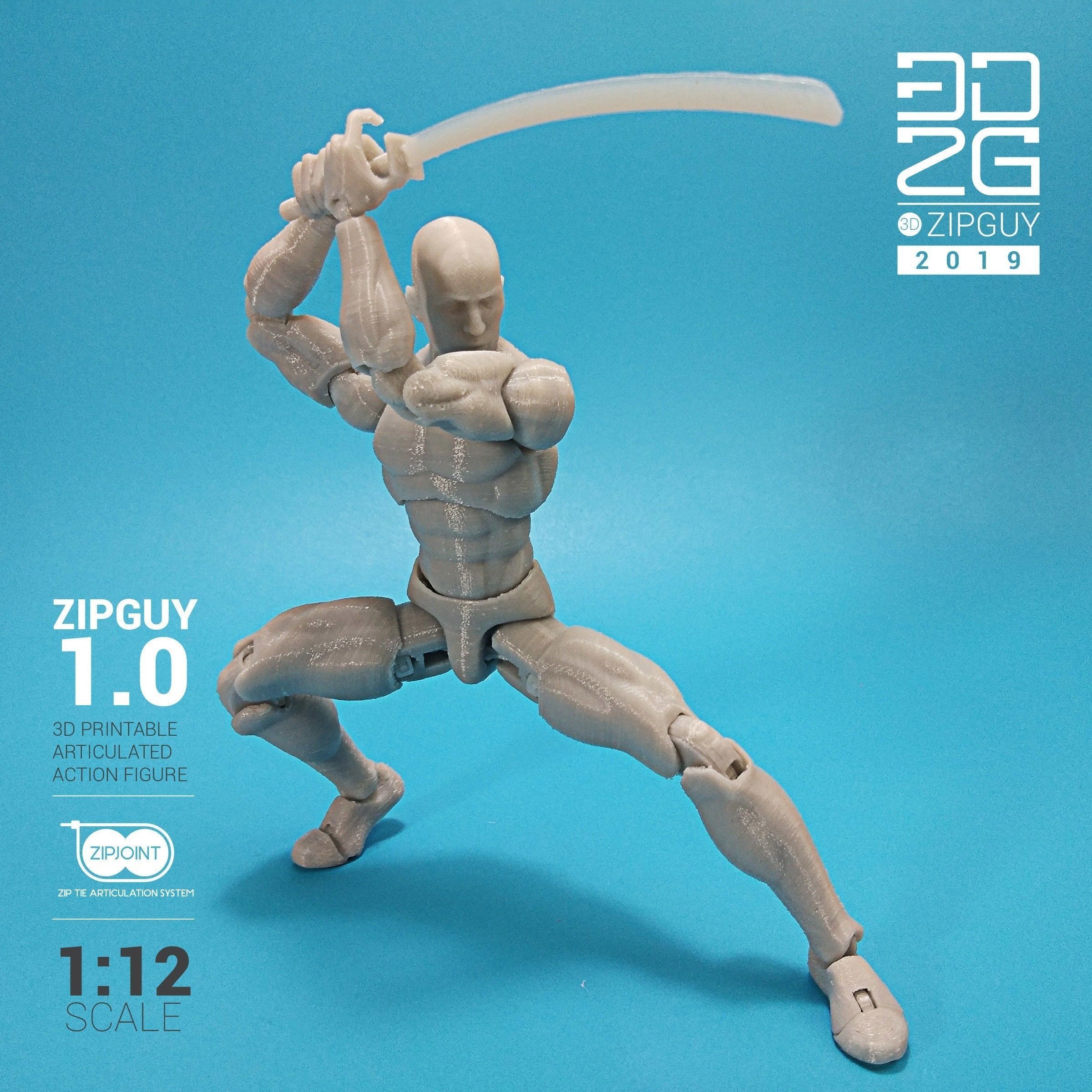 ZIPGUY 10 TIE Action Figure 3D Print Model 3D model 3D printable | CGTrader
