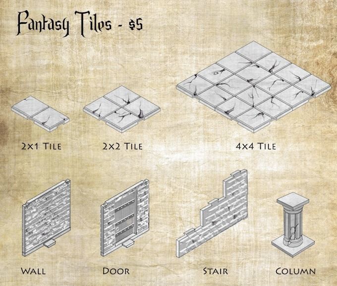 Tiles and Scenery 3D Printed Sculpture 3D model 3D printable | CGTrader