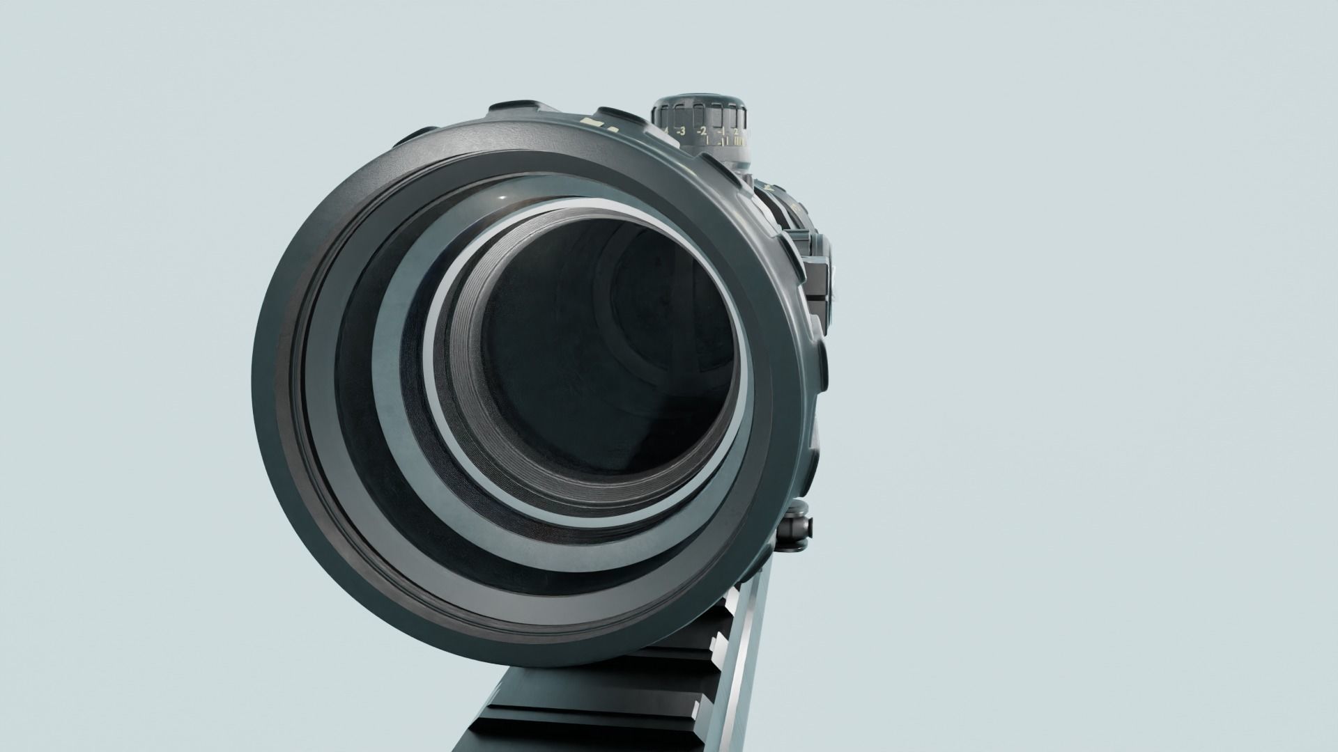 Precision 8X Gun Scope - High-Quality 3D Model 3D model | CGTrader