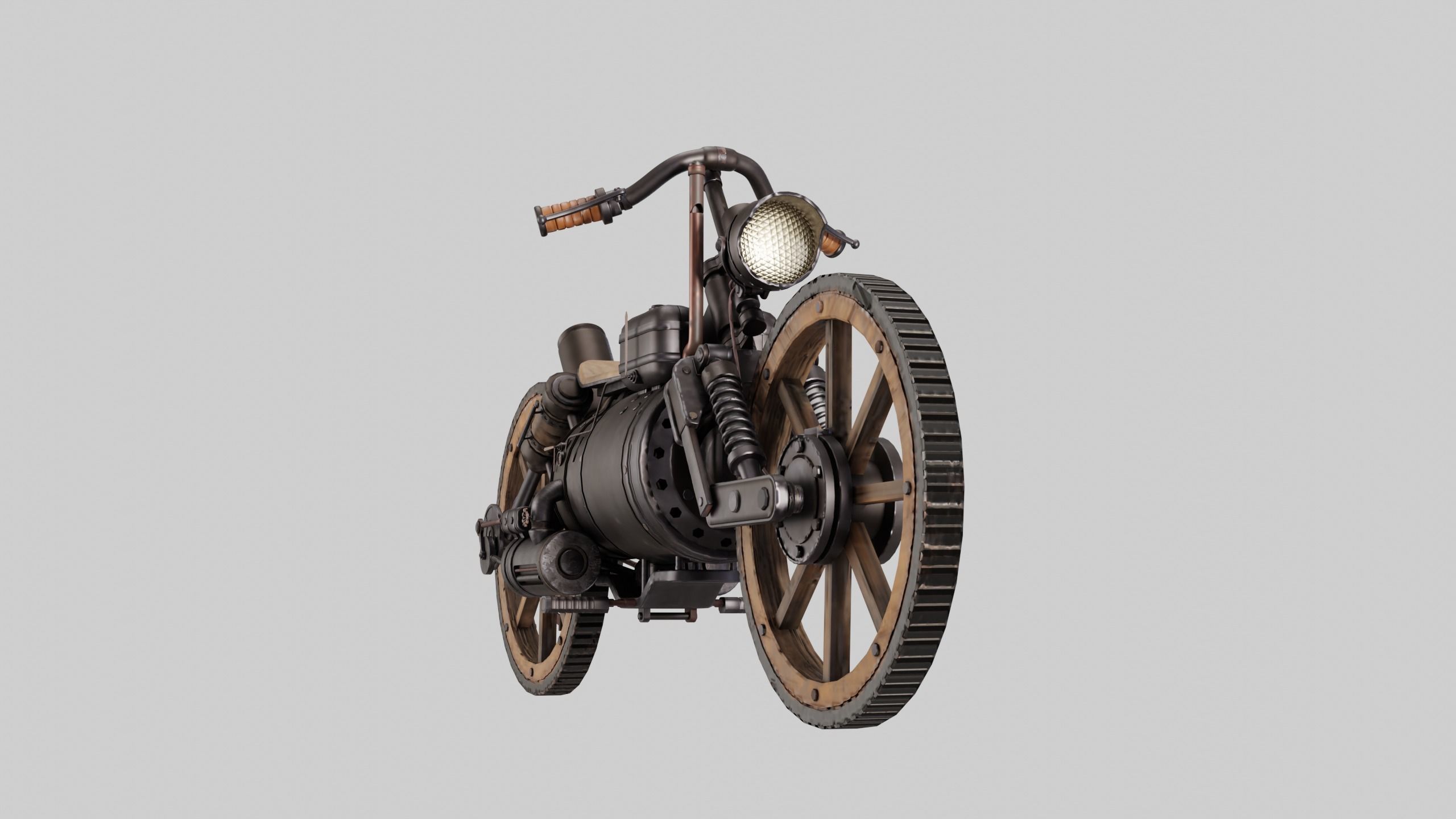 Steampunk Bike 3D model | CGTrader