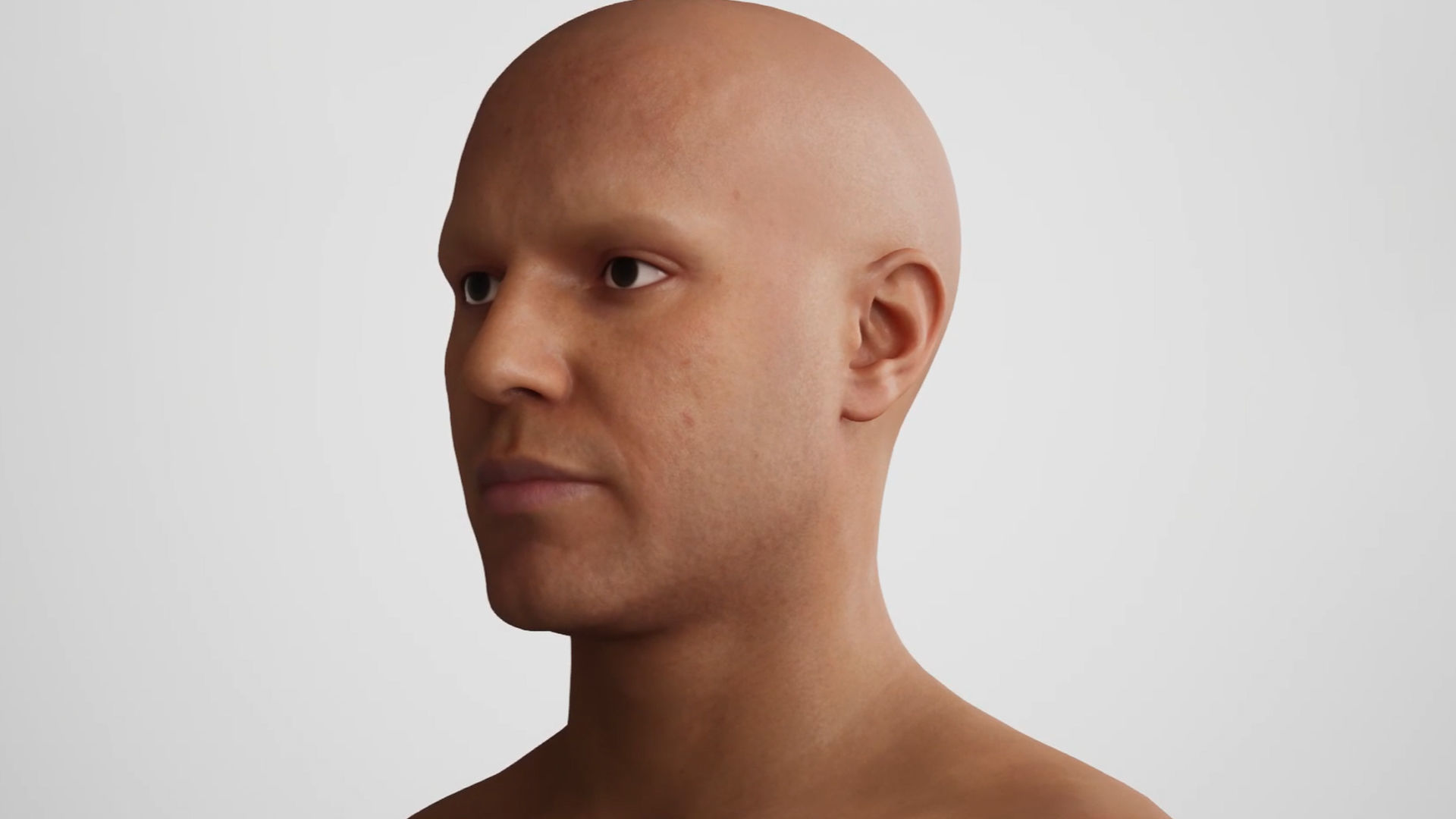 Male Head 2 3D model | CGTrader