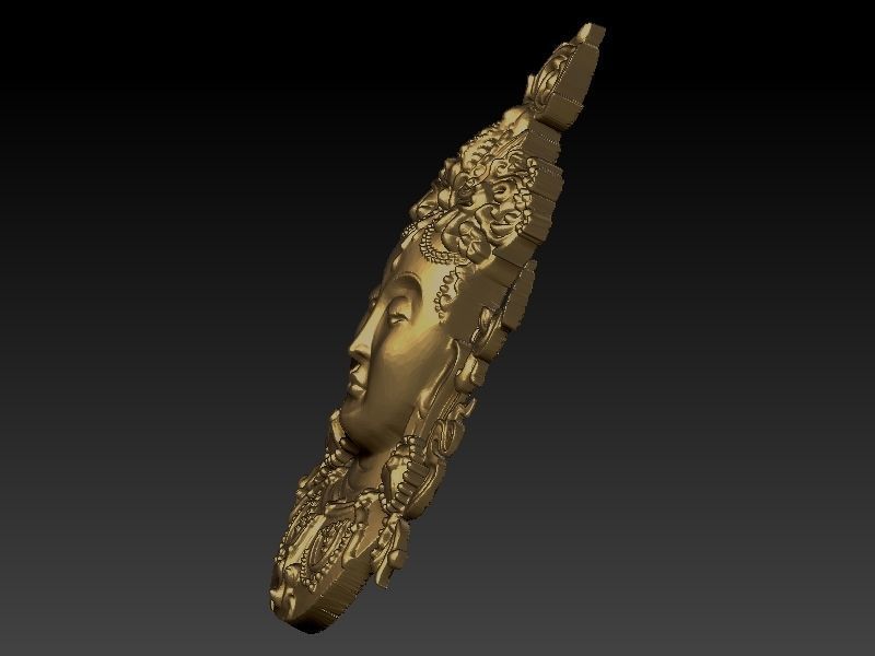 Goddess Tara Mask 3D model 3D printable | CGTrader