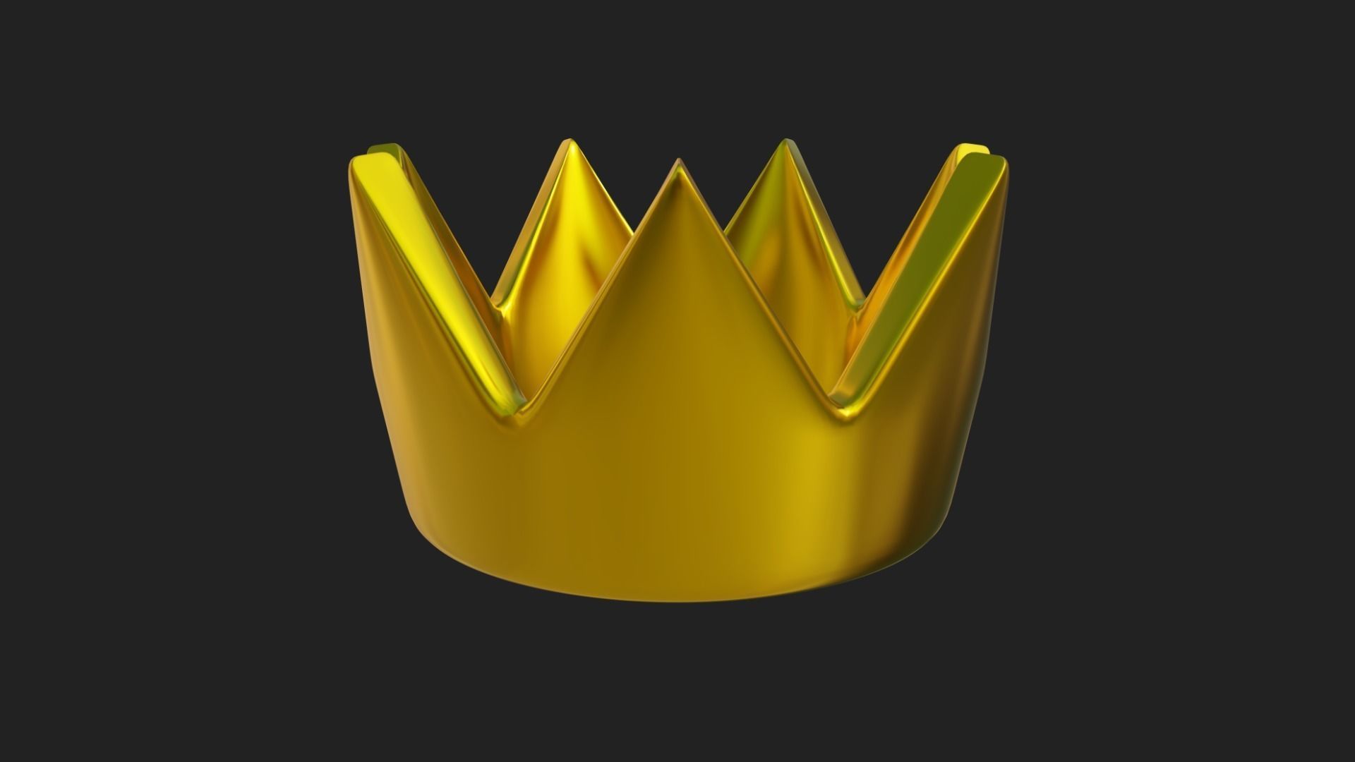 3D model Gold Crowns VR / AR / low-poly | CGTrader