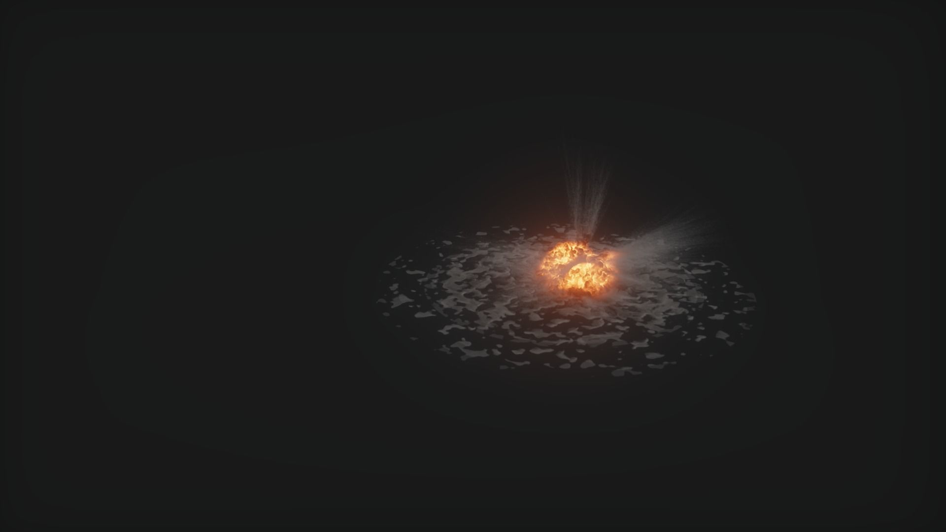 3D Airstrike Explosion Animation 3D model animated | CGTrader