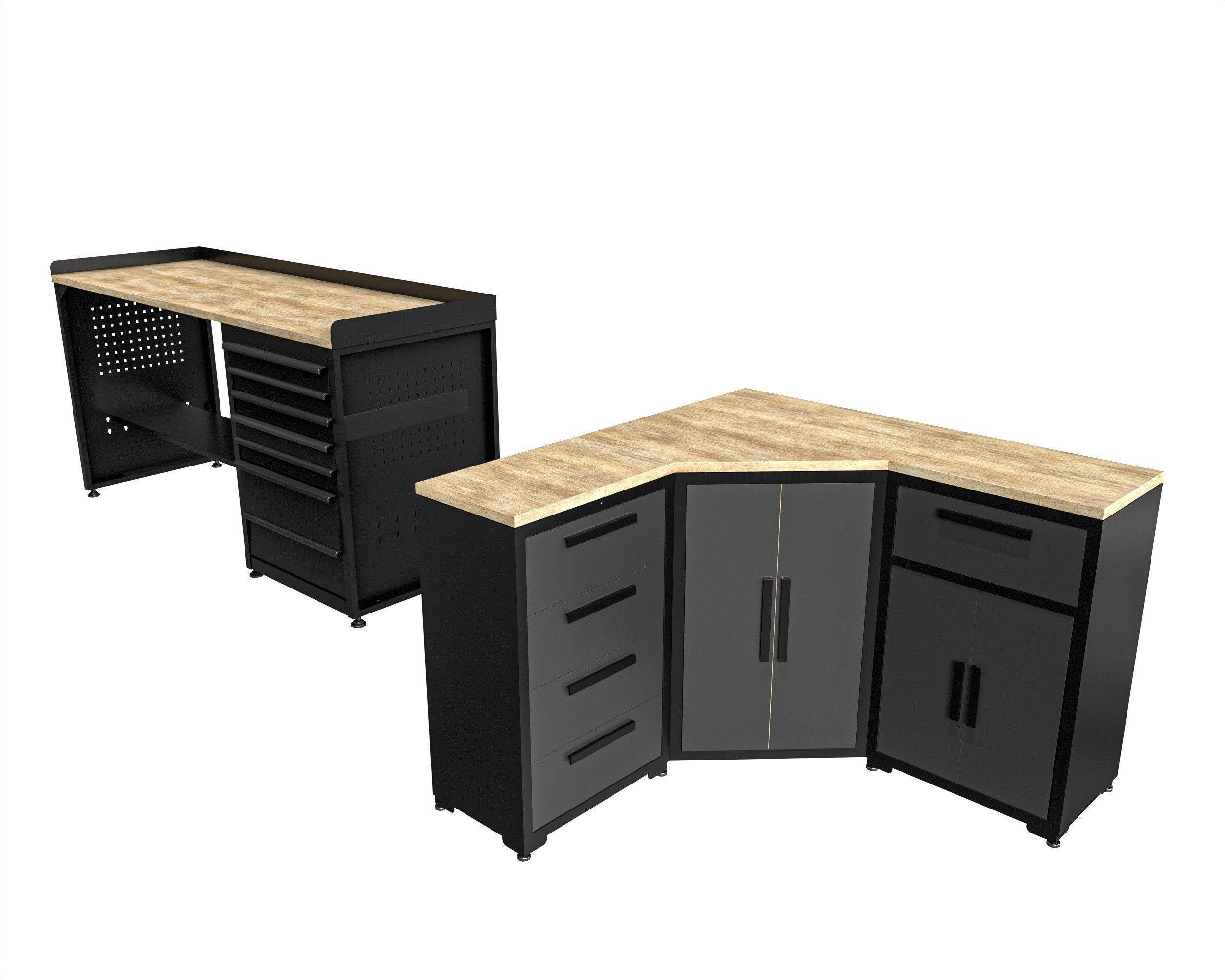 3D model Workbench Pack VR / AR / low-poly | CGTrader