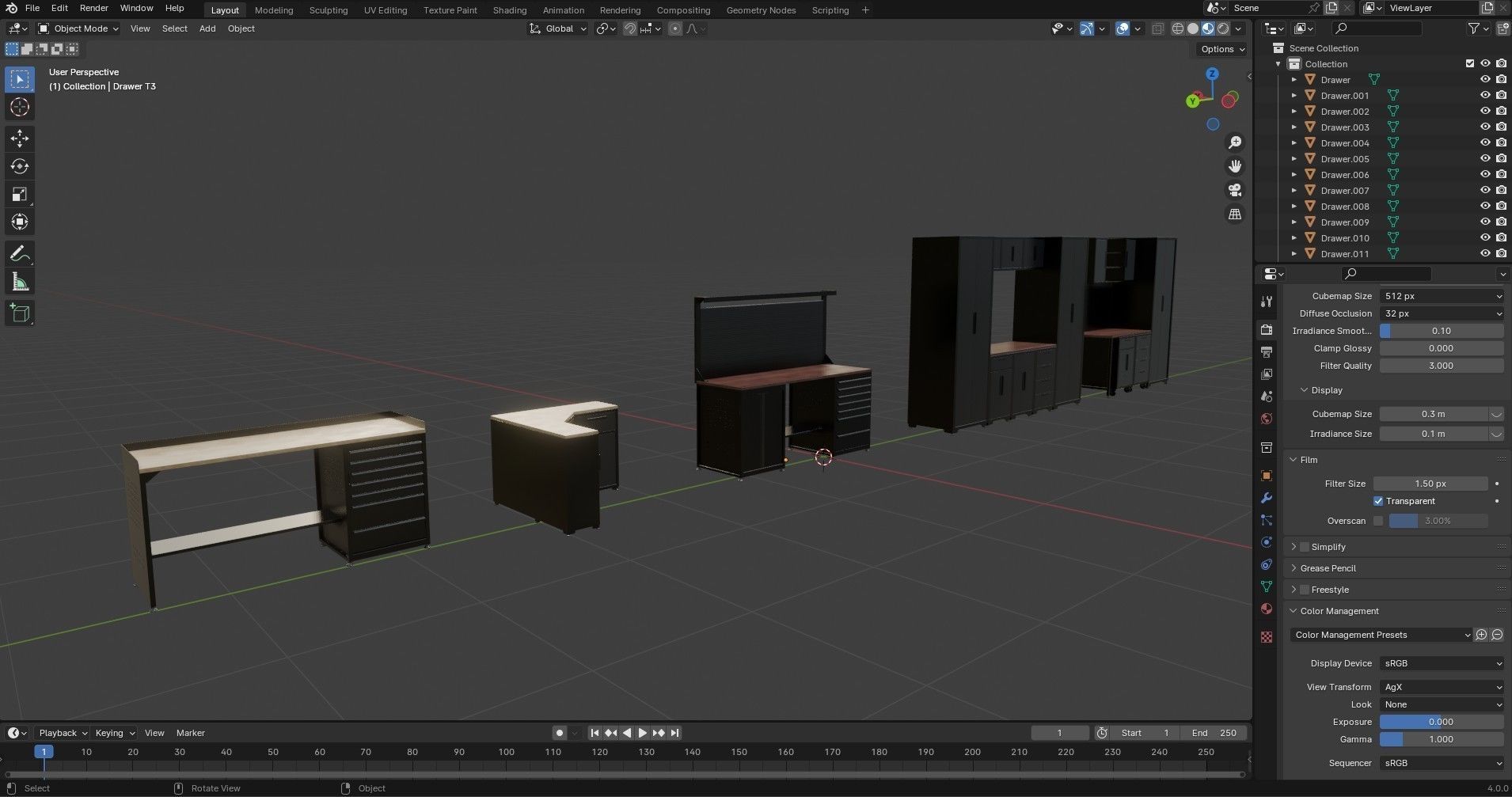 3D model Workbench Pack VR / AR / low-poly | CGTrader