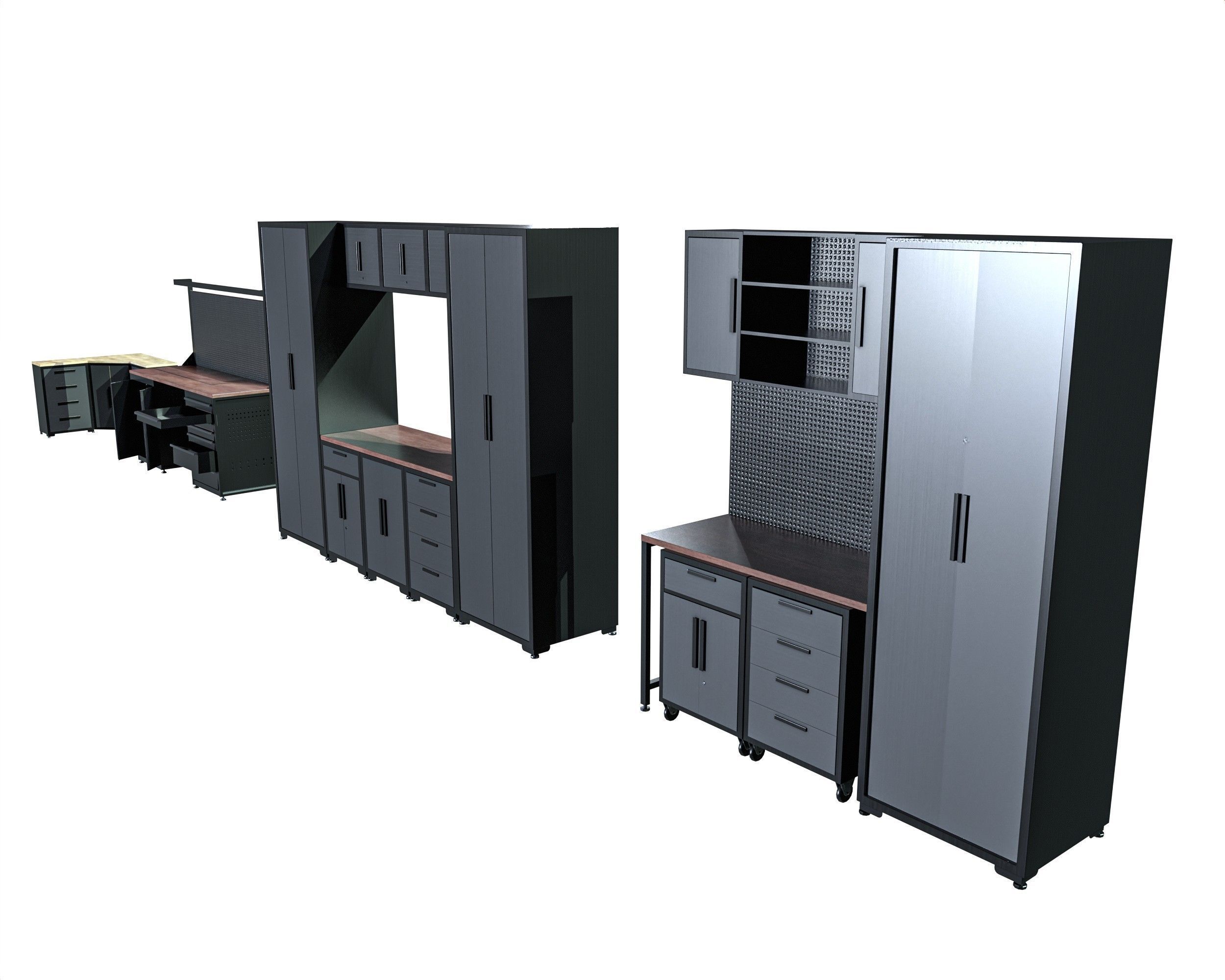 3D model Workbench Pack VR / AR / low-poly | CGTrader