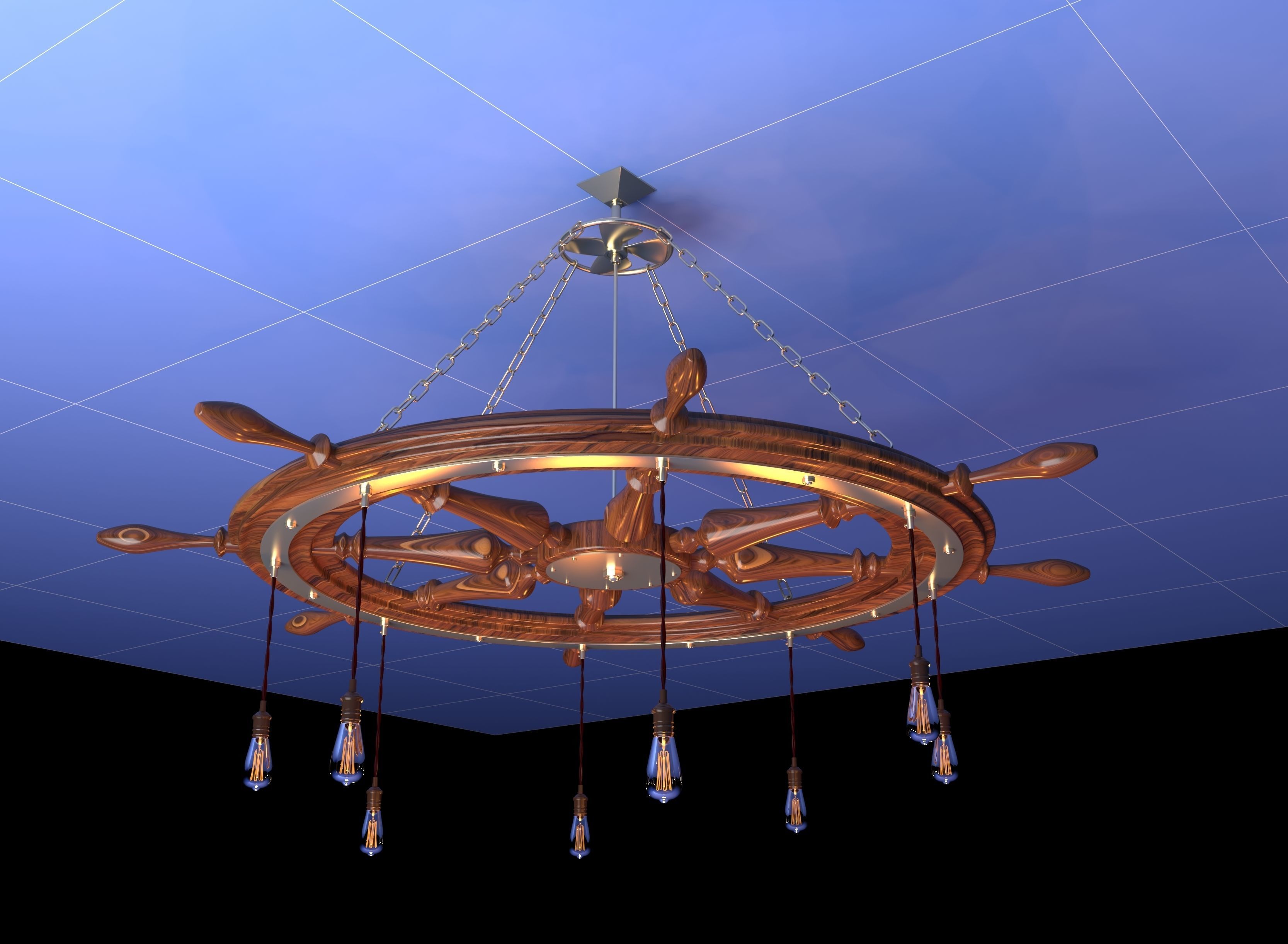 Ship Steering Lighting 3D model | CGTrader