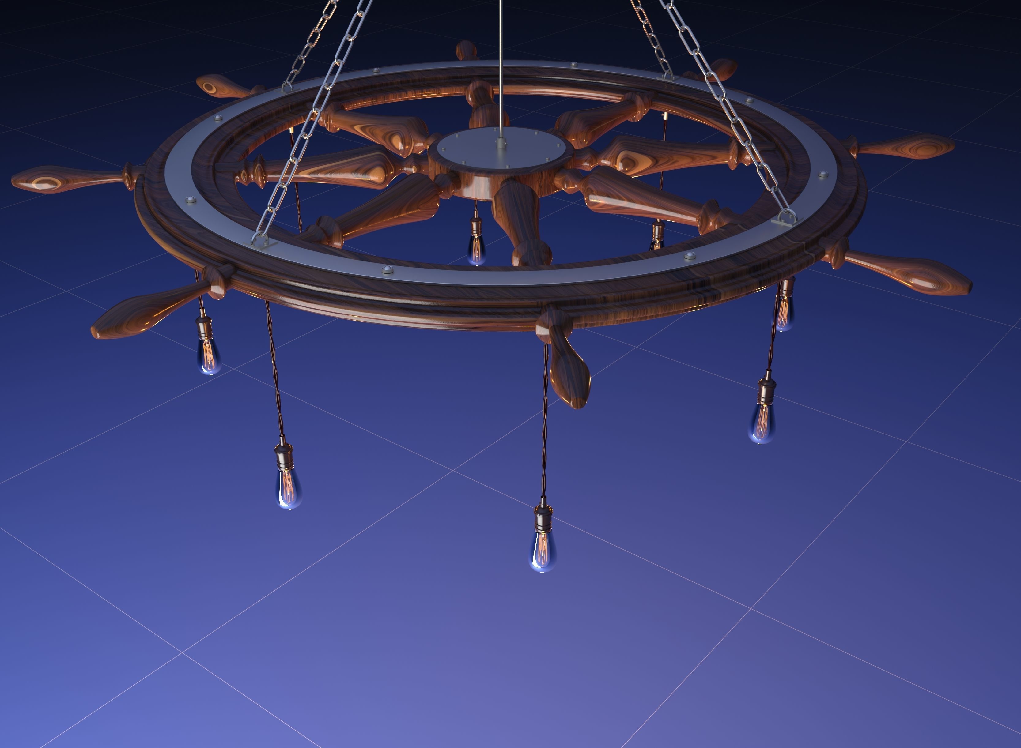 Ship Steering Lighting 3D model | CGTrader