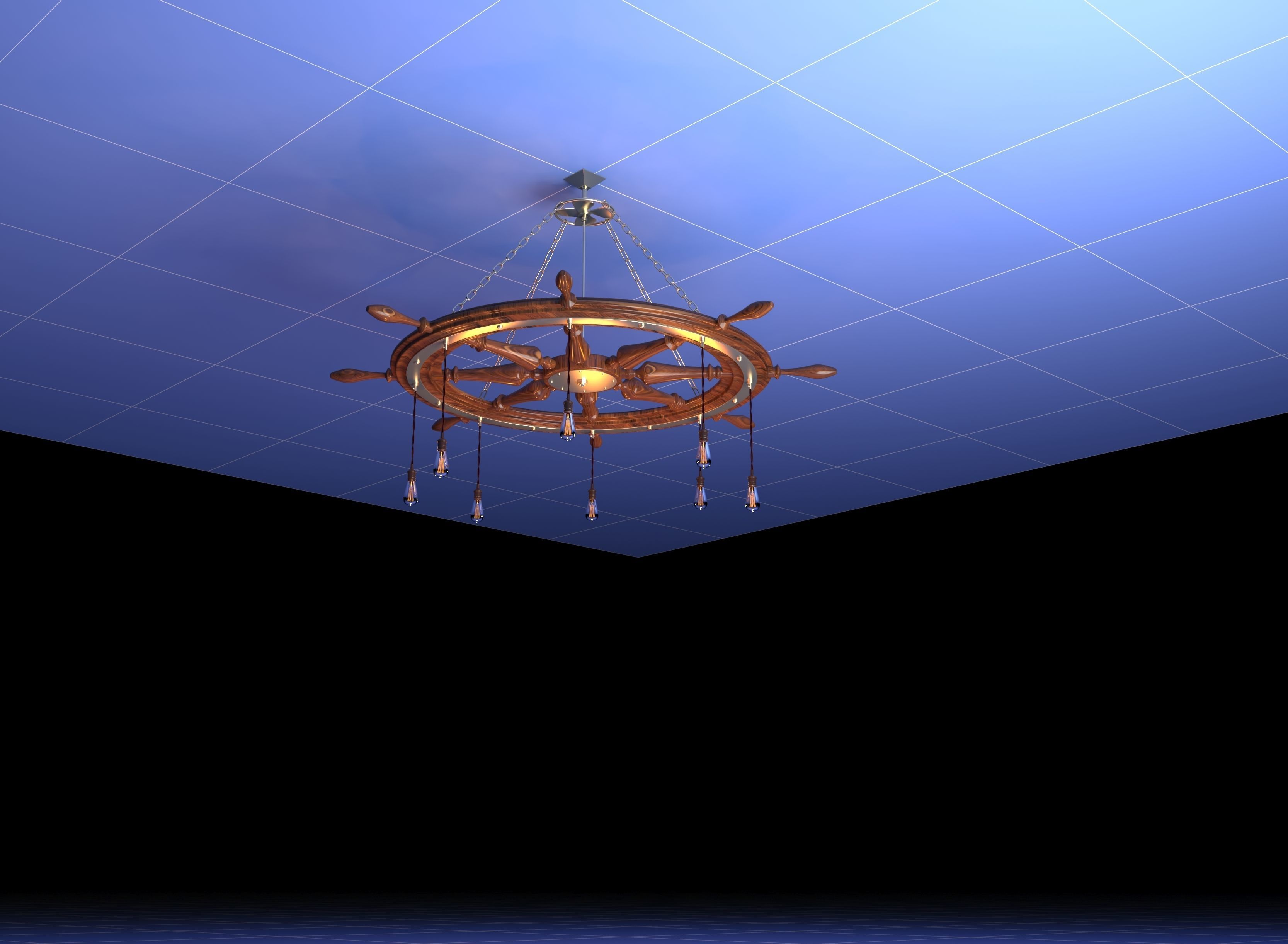 Ship Steering Lighting 3D model | CGTrader