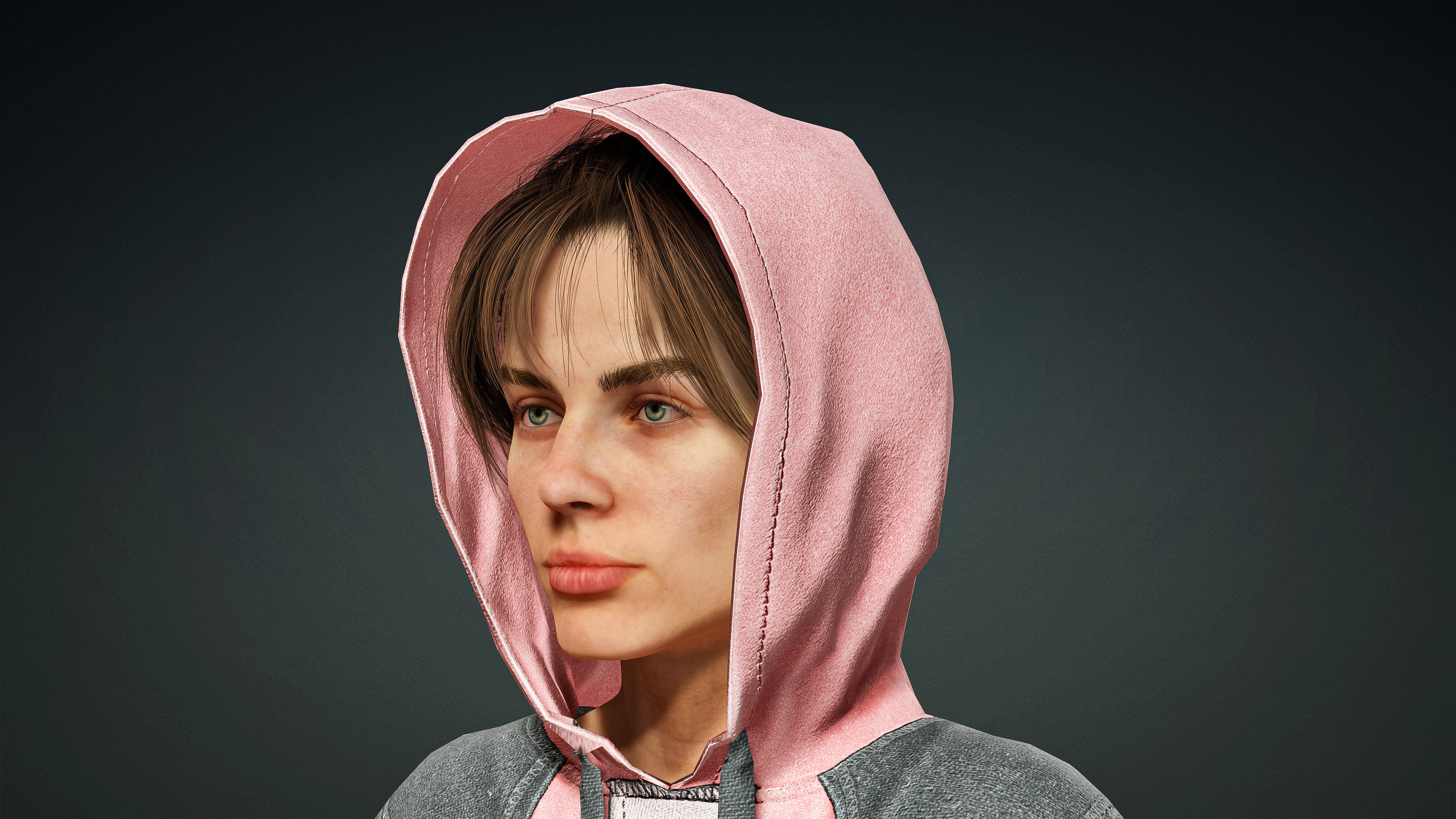 3D model High Quality Realistic Female Rapper Dancer Hip Hop VR / AR ...